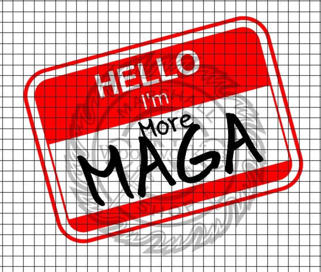 Hello Sticker More MAGA Svg/png - Etsy