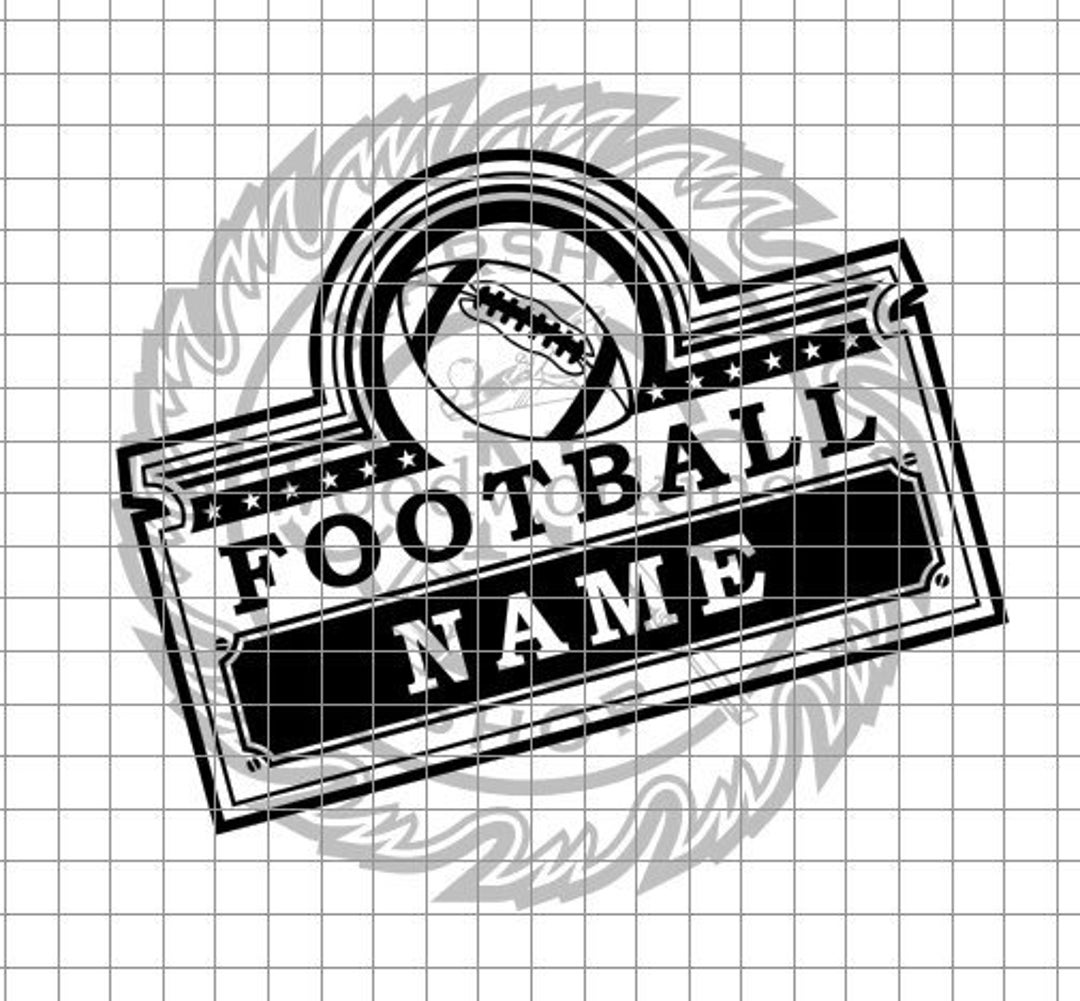 Football - Name Dxf/svg - Etsy