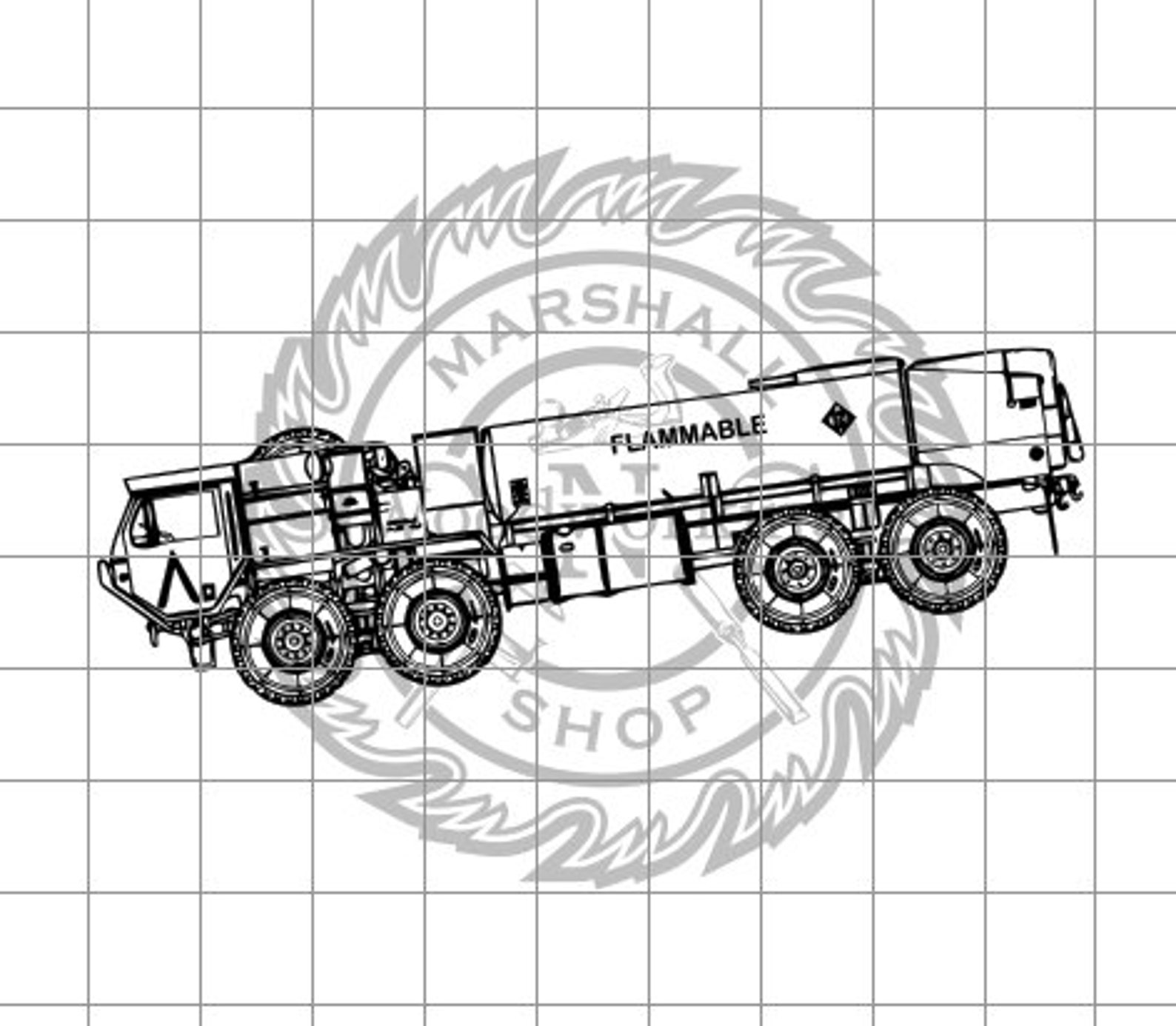 M978 HEMTT Dxf/svg | Etsy