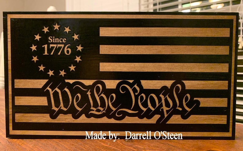 US Flag We the People Dxf/svg - Etsy
