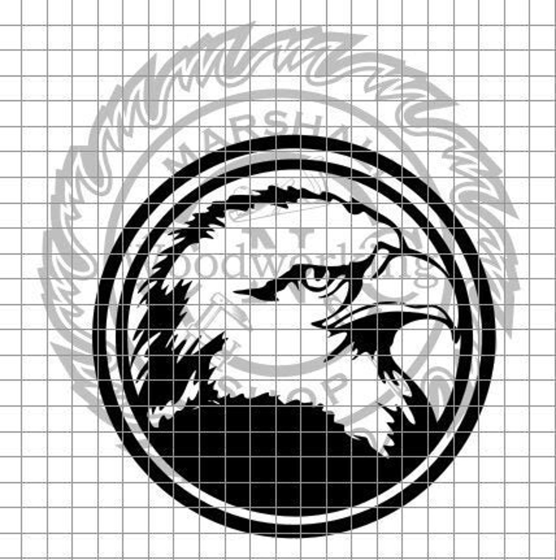 Eagle Round 1 Svg/png/dxf - Etsy