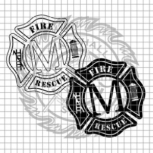 26 - Fire Rescue - Letters A-Z SVG With Reverse - Etsy