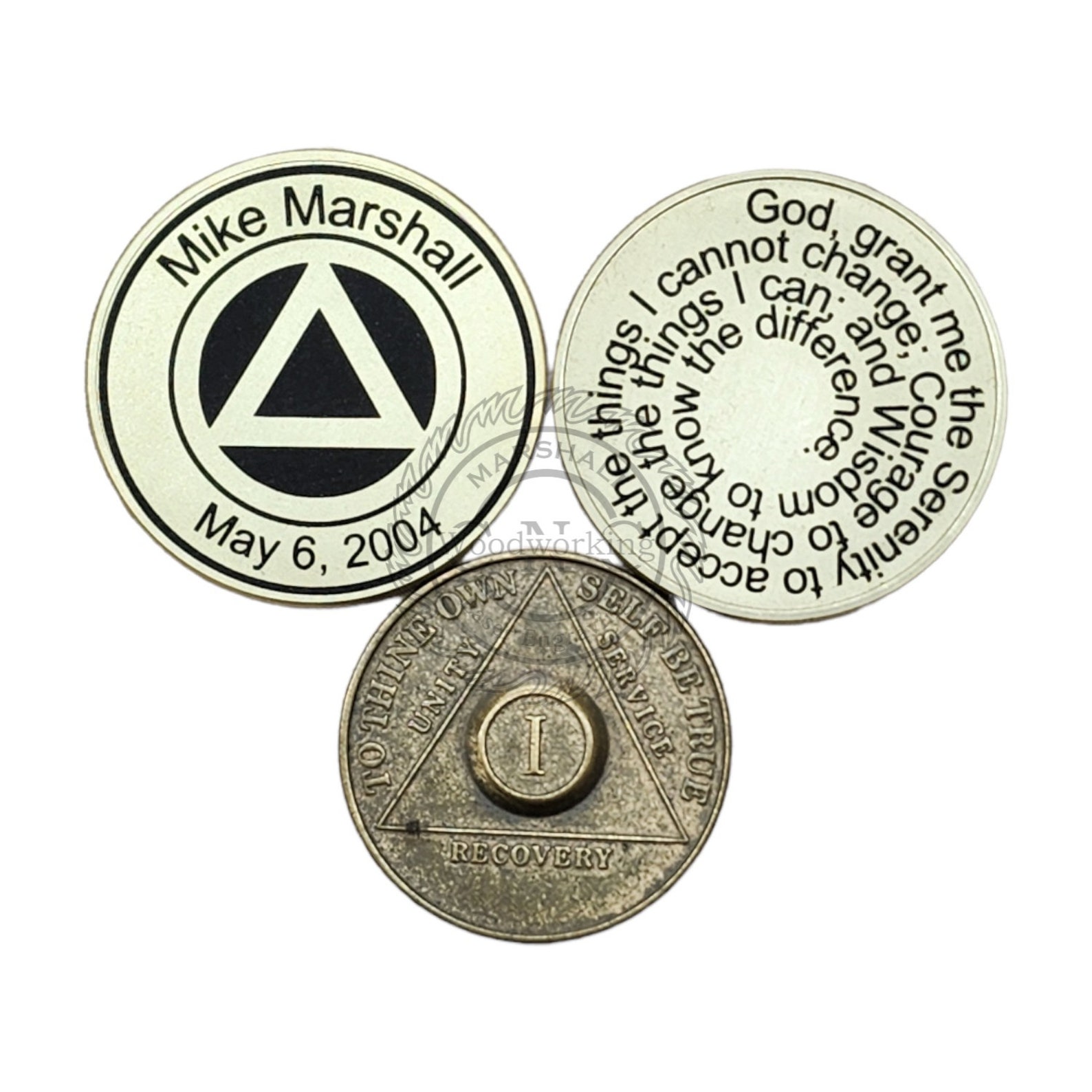 Personalized AA Coin - Etsy
