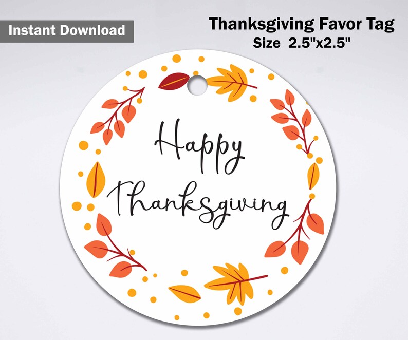 Happy Thanksgiving Stickers, Thankful and Blessed Sticker, Autumn Fall ...
