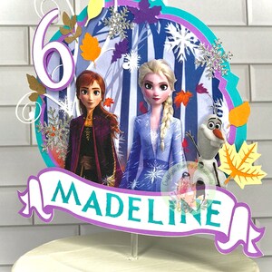 Frozen 2 Birthday Cake Topper, Frozen 2 Birthday Party Decor, Frozen 2 ...