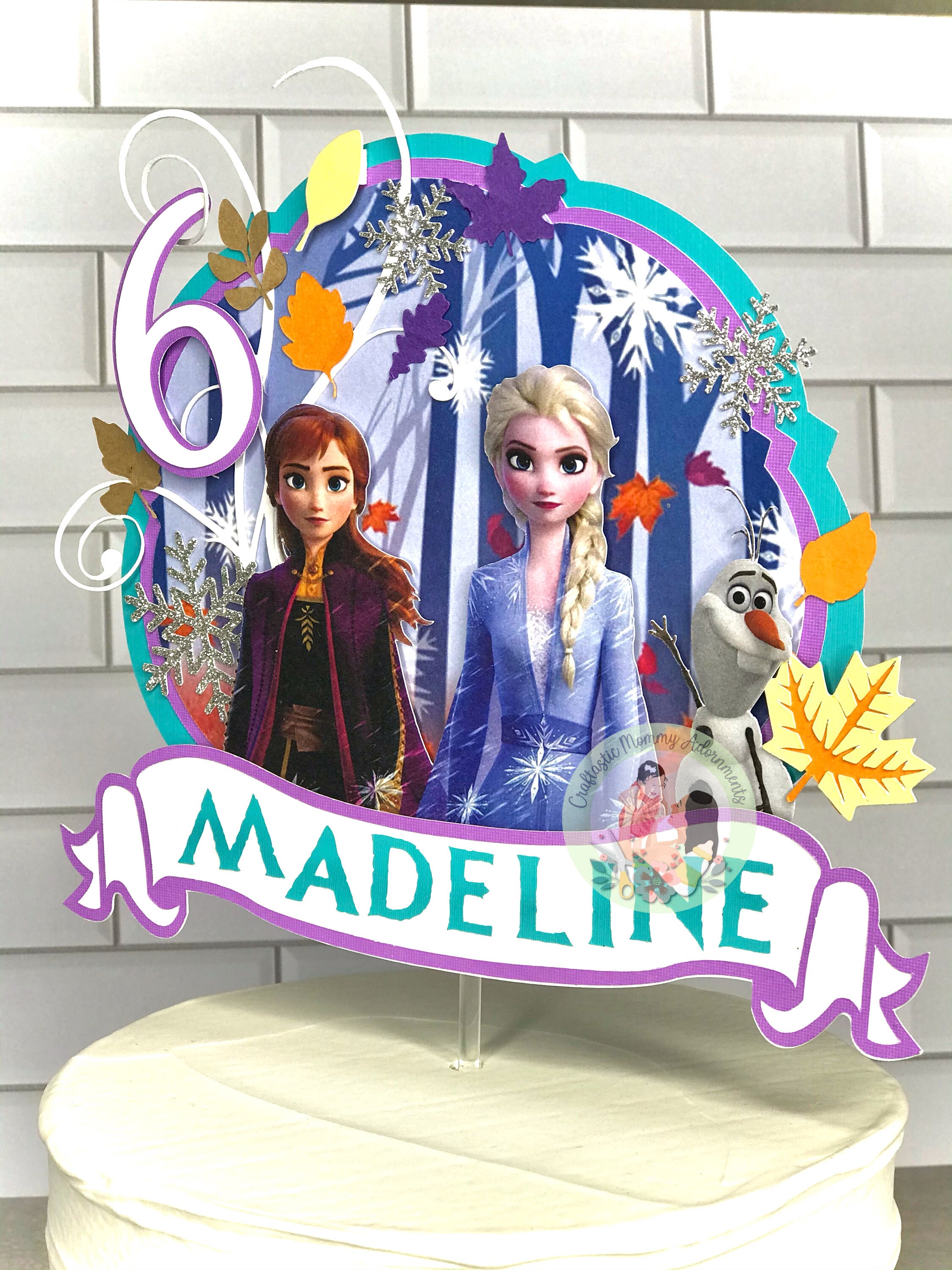 Frozen 2 Birthday Cake Topper Frozen 2 Birthday Party Decor - Etsy