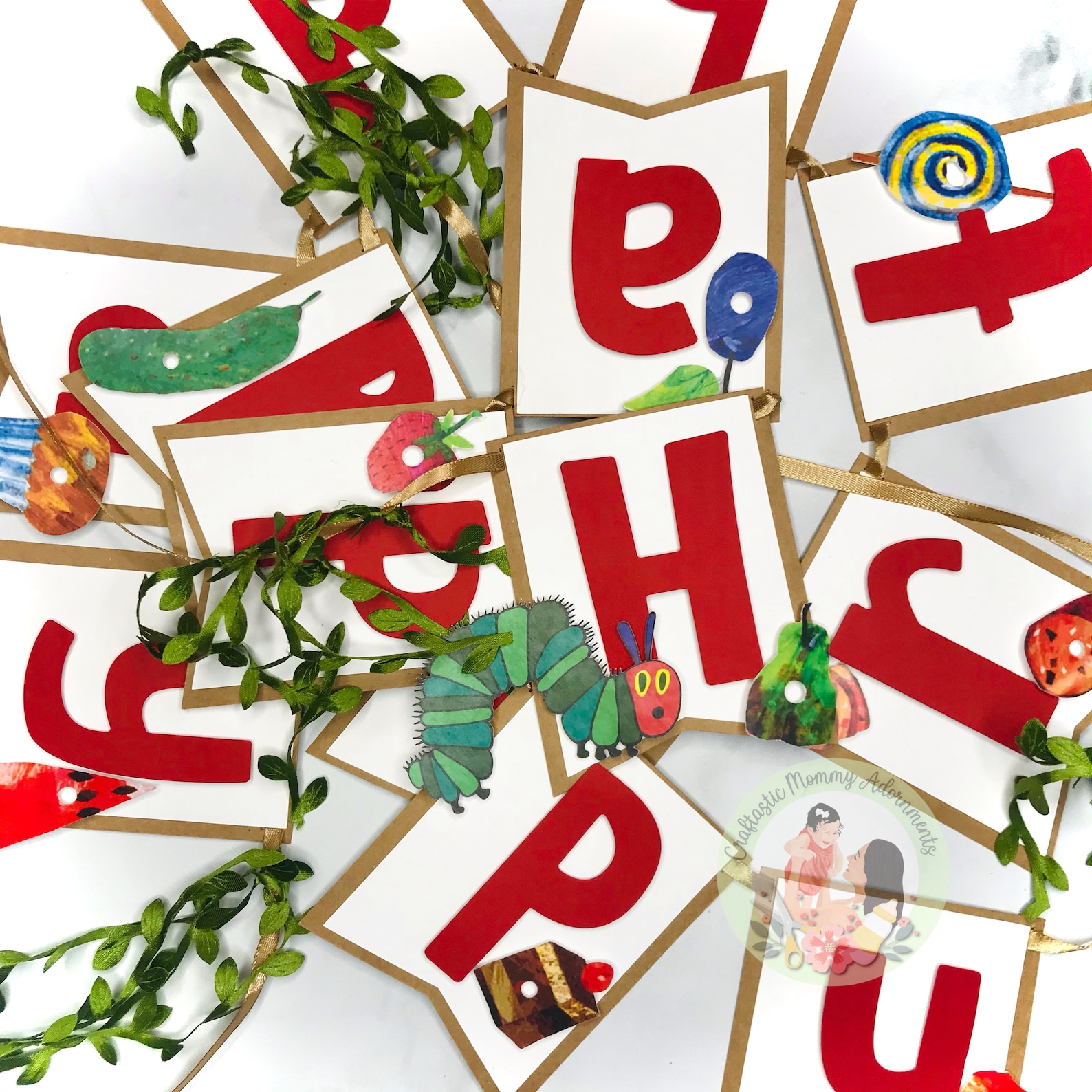 The Very Hungry Caterpillar Birthday Banner, the Very Hungry ...