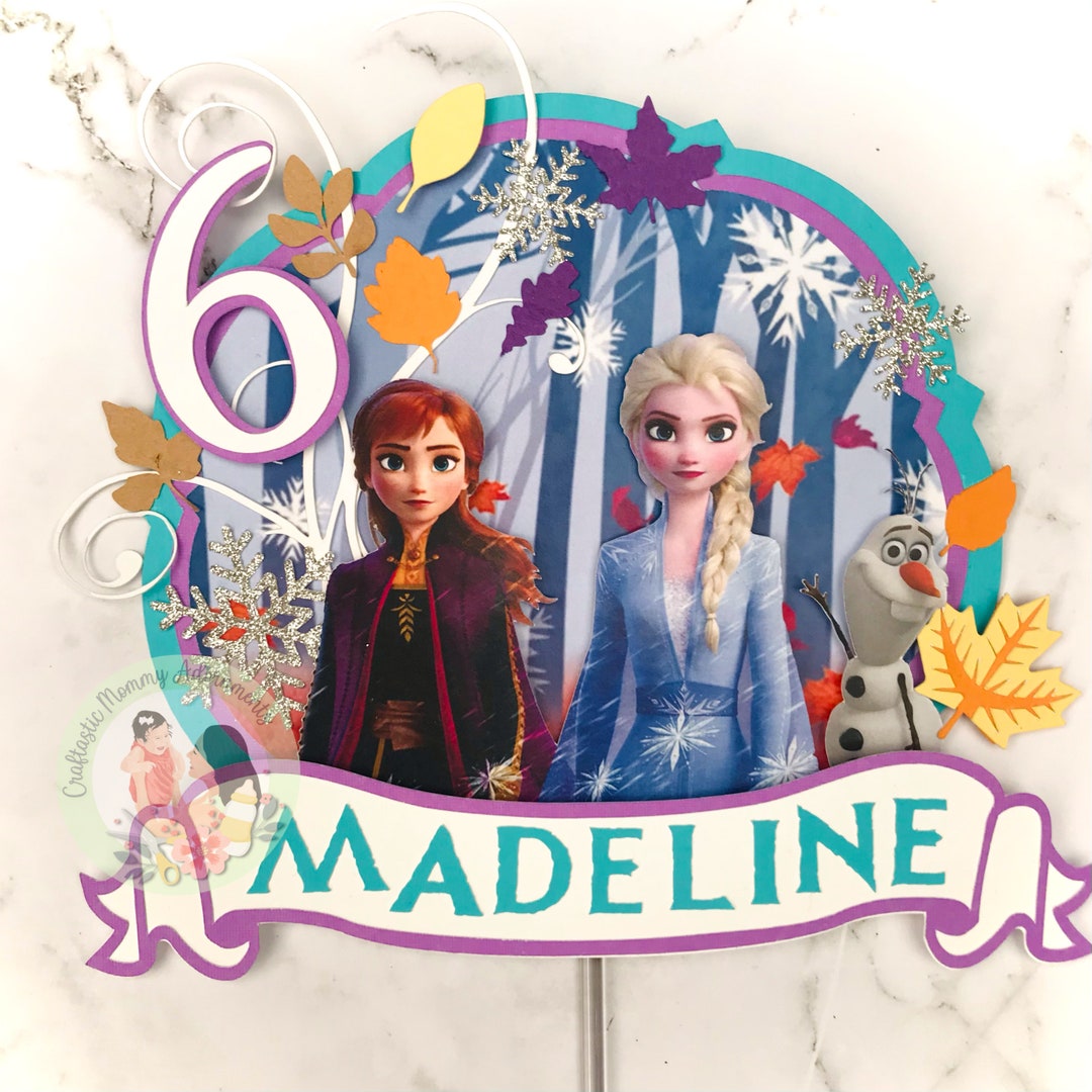 Frozen 2 Birthday Cake Topper, Frozen 2 Birthday Party Decor, Frozen 2 ...