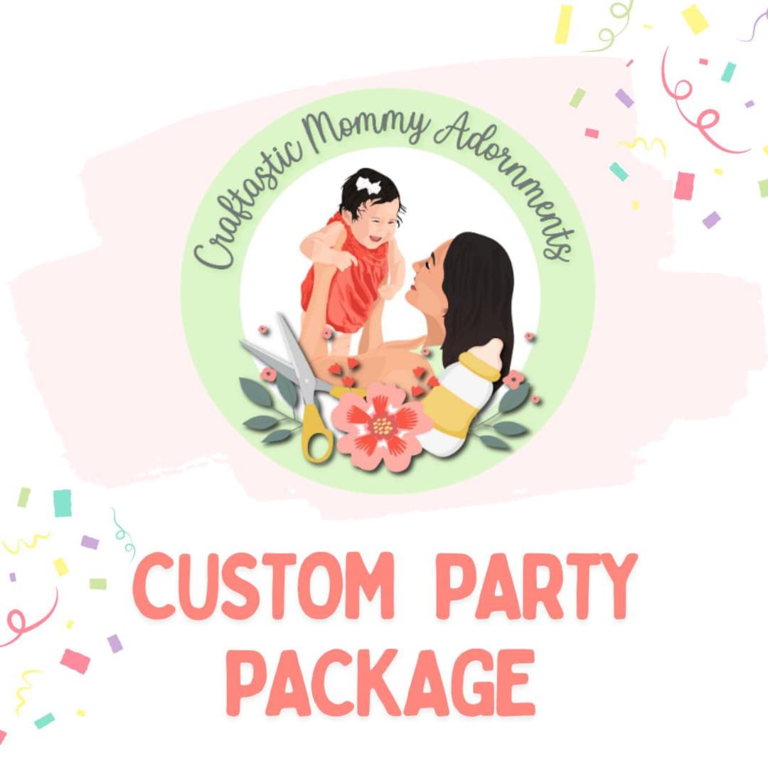 Custom Party Package, Personalized Birthday Party Decorations, Custom ...