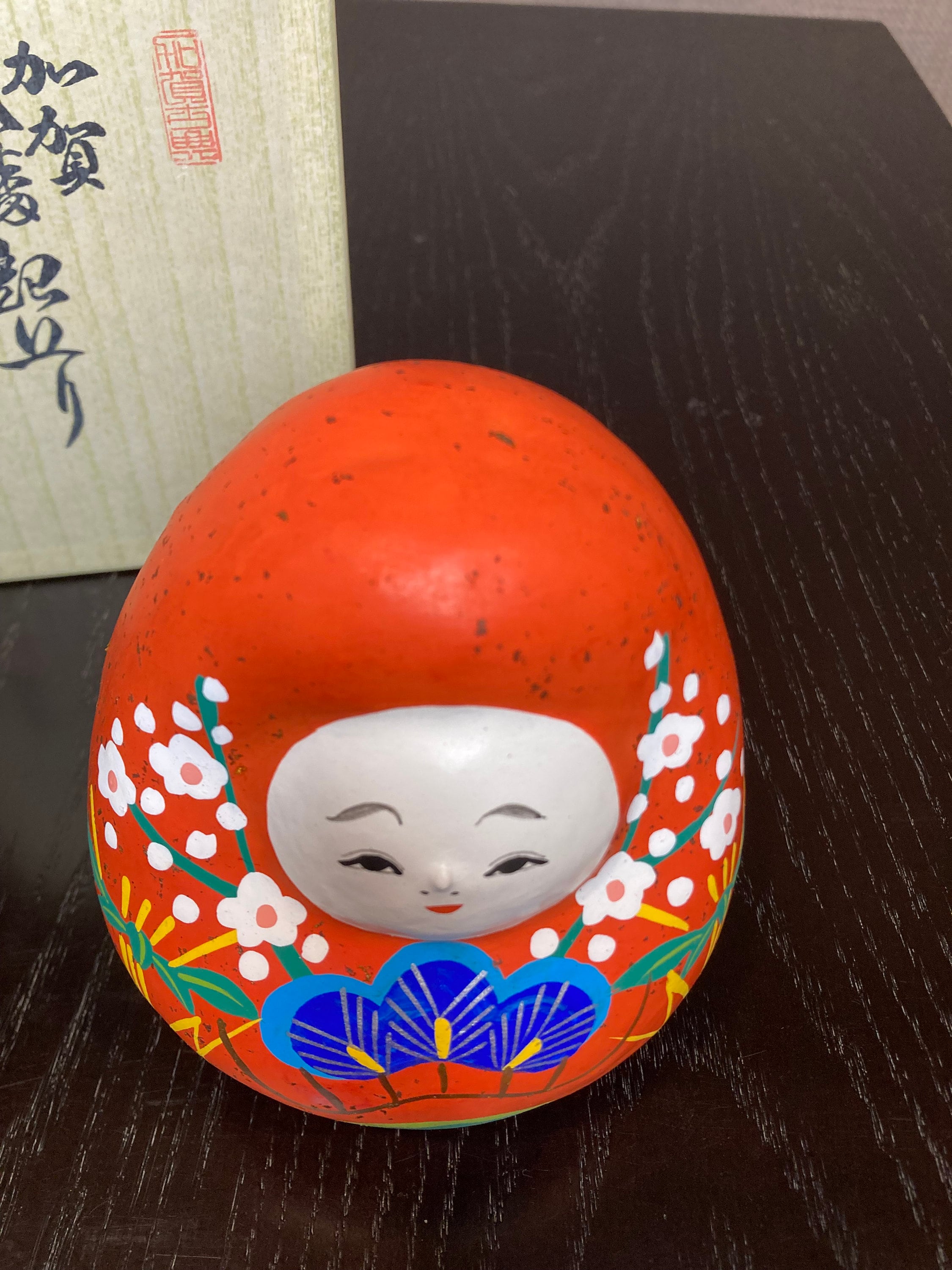 Japanese Good Luck Doll. Hachigama-okiagari Doll. Kanzawa Prefecture ...