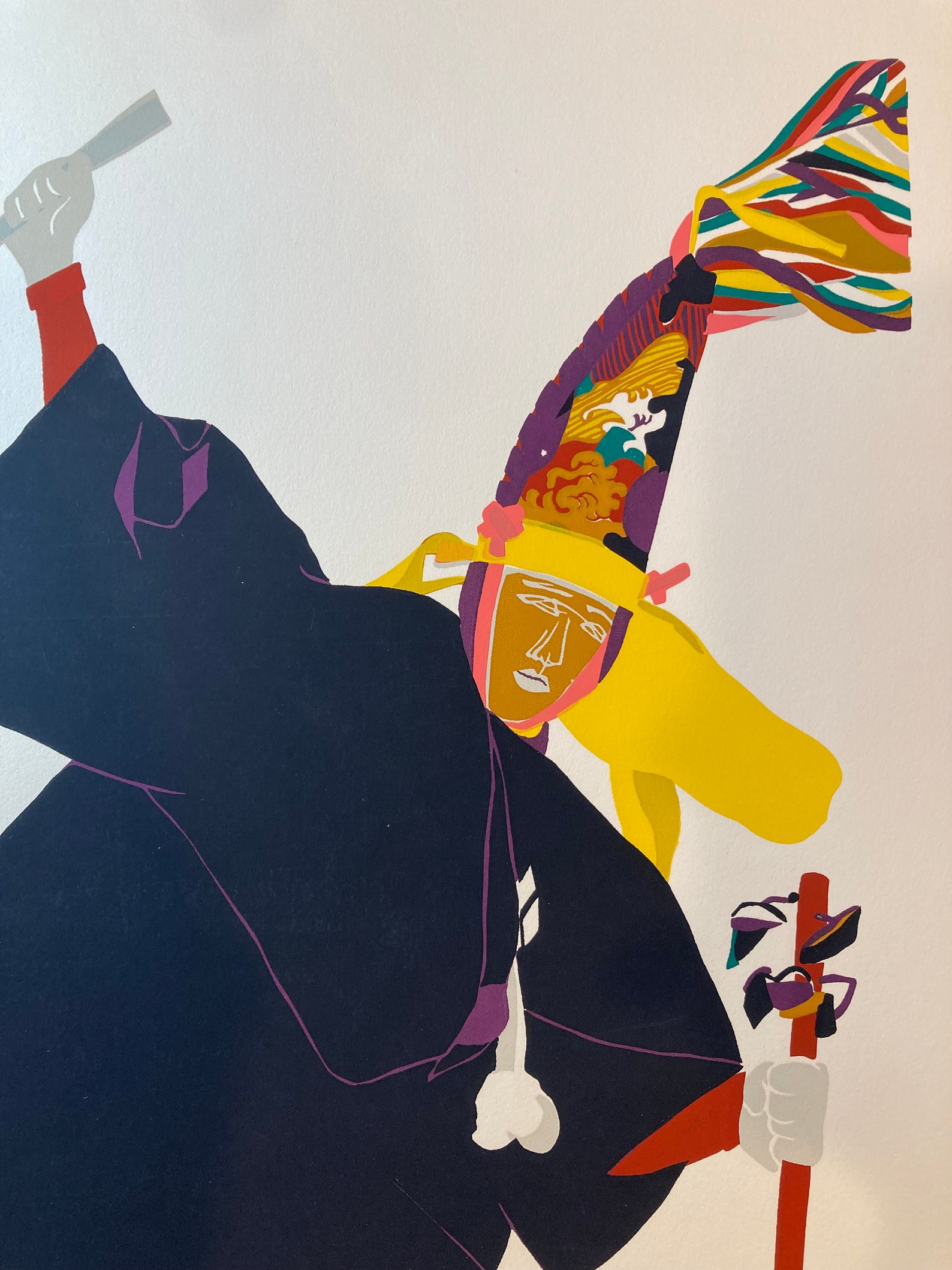 Masaaki Tanaka "hachinohe Enburi Fesitval (aomori)" Original Silkscreen ...