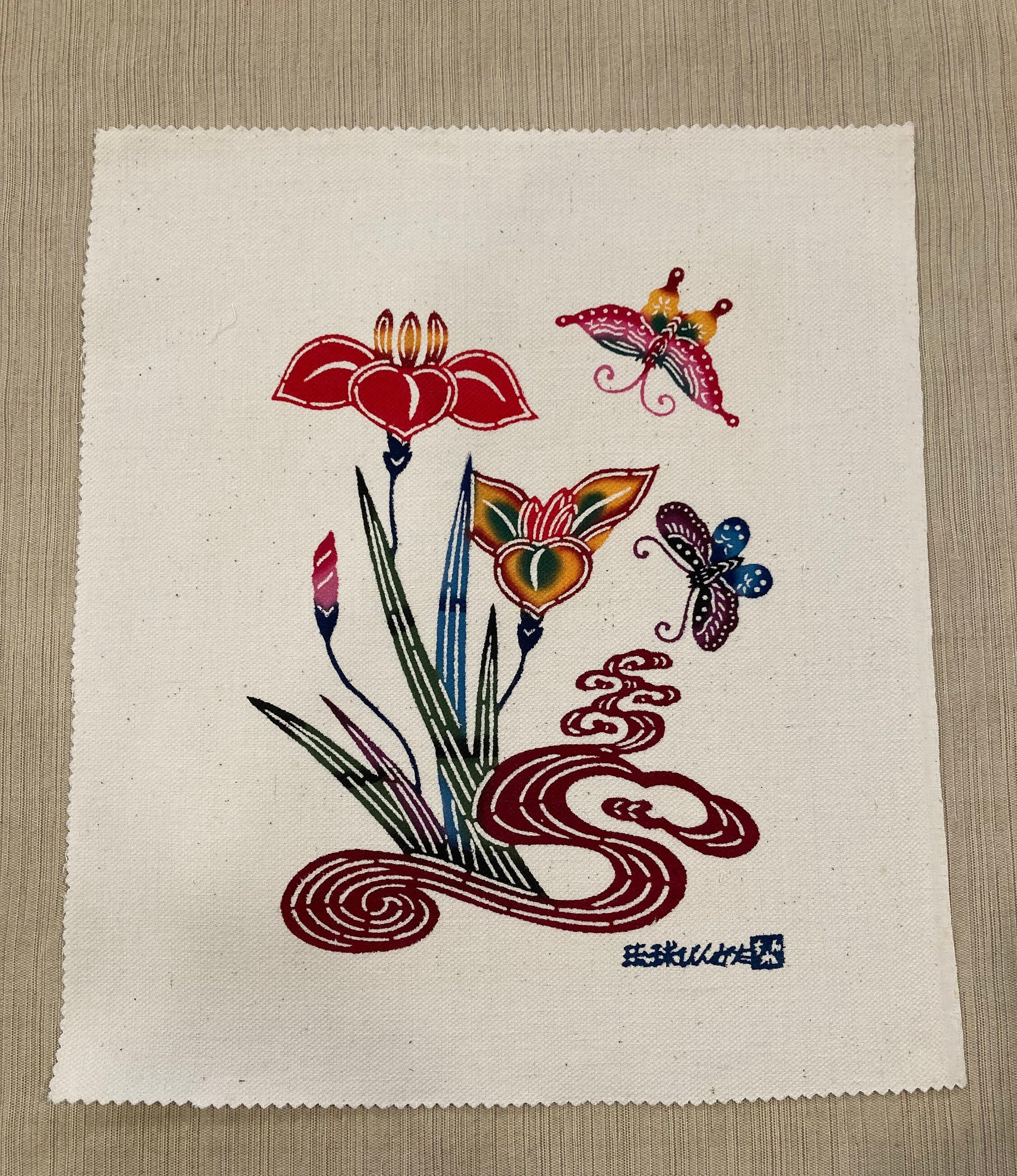 Okinawa Bingata Art (painting With Dye) Unique to Ryukyu Region of ...