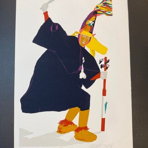 Masaaki Tanaka "hachinohe Enburi Fesitval (aomori)" Original Silkscreen ...