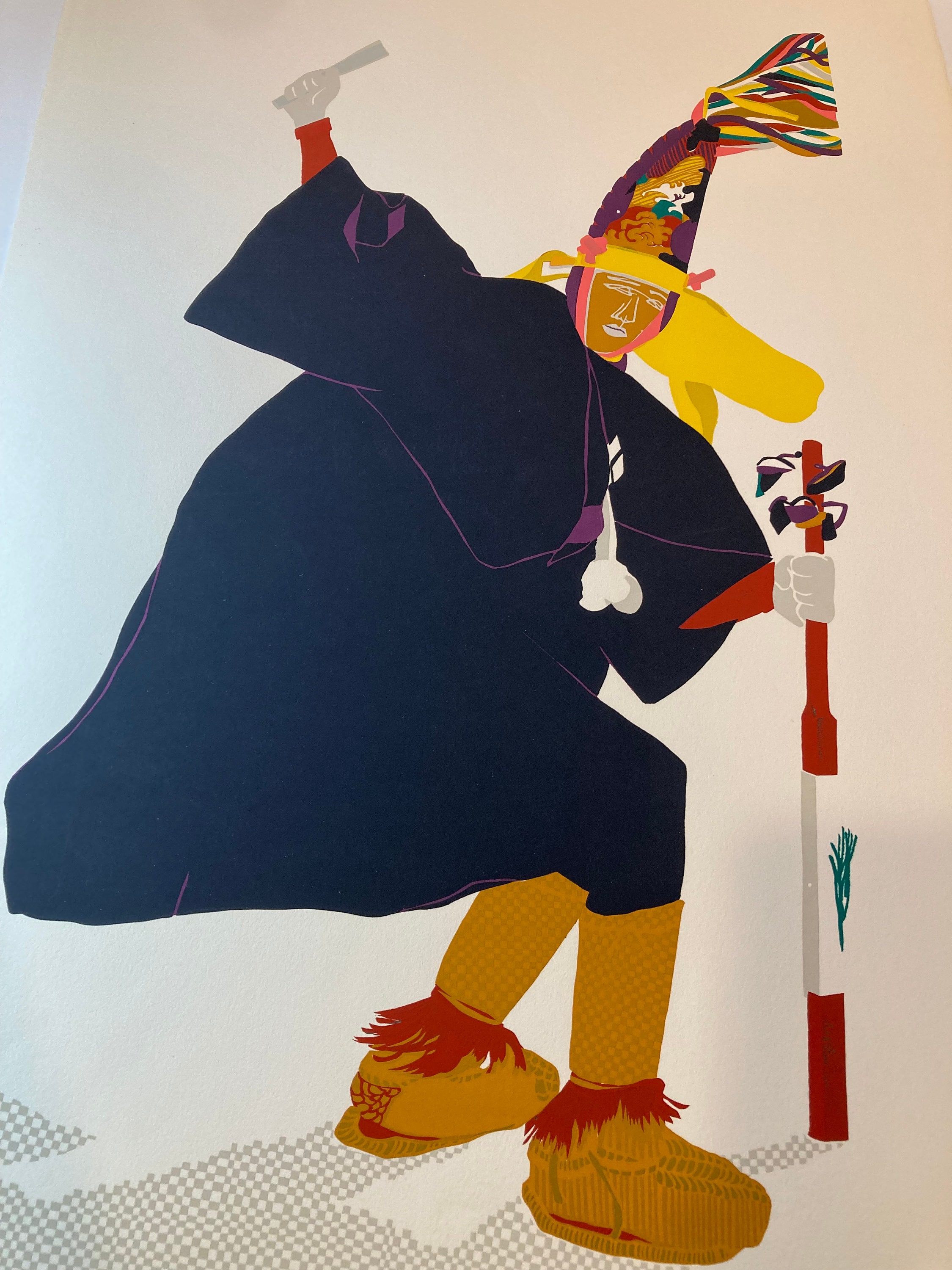 Masaaki Tanaka "hachinohe Enburi Fesitval (aomori)" Original Silkscreen ...