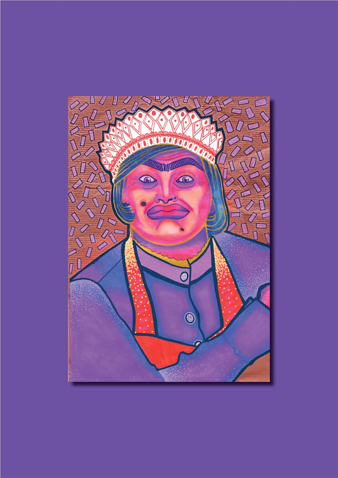 Baga Chips much Betta Drag Race UK Art Print Postcard - Etsy