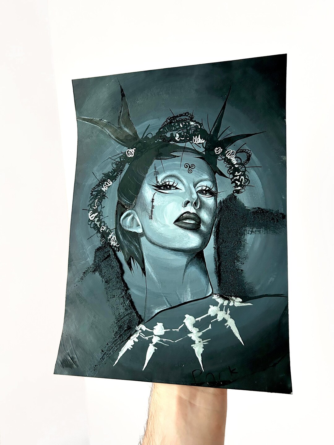 Bambie Thug ‘crown the Witch’ Eurovision 2024 Ireland Print, Fine Art ...
