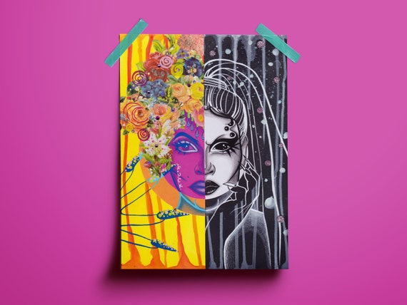 Denali Drag Queen A3 Poster Mixed Media Drag Race LGBT Queer - Etsy UK