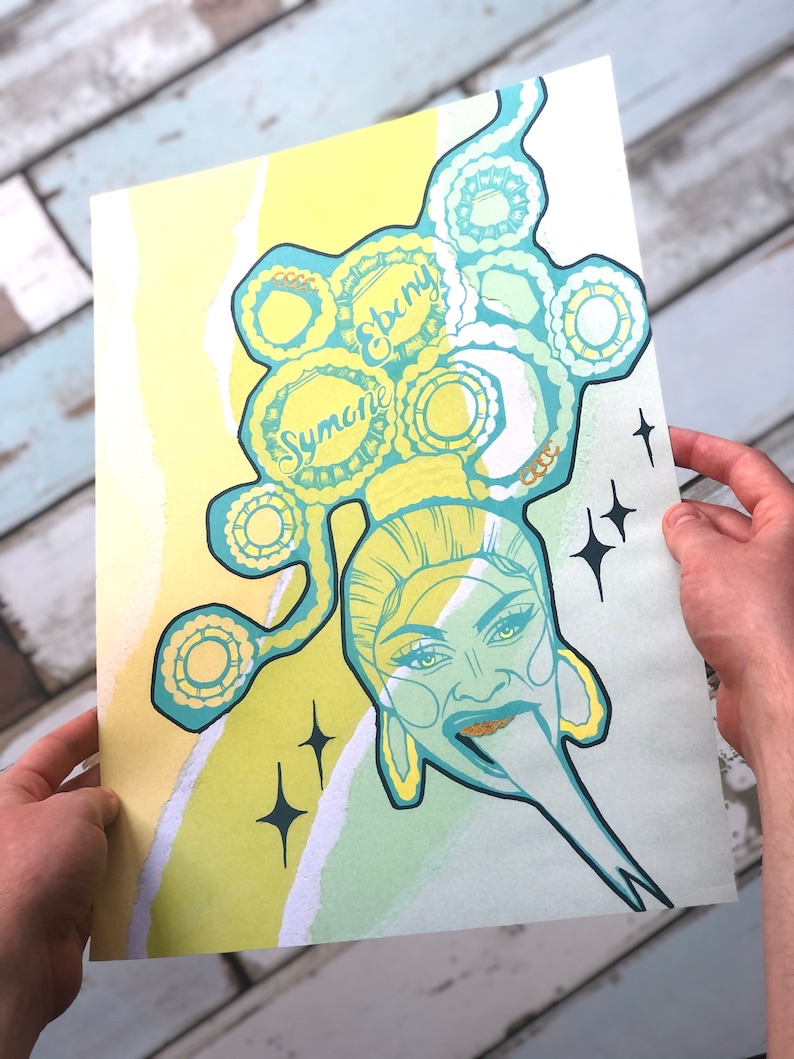 Symone Drag Queen A3 Poster Mixed Media Drag Race LGBT Queer - Etsy