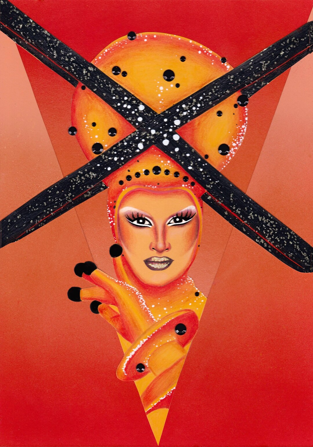 Irene the Alien All Stars Drag Race Art Print, Drag Queen Postcard - Etsy