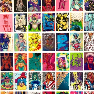 Sminty Drop aqua Print Drag Queen Art Print, Drag Race Art, LGBT Queer ...