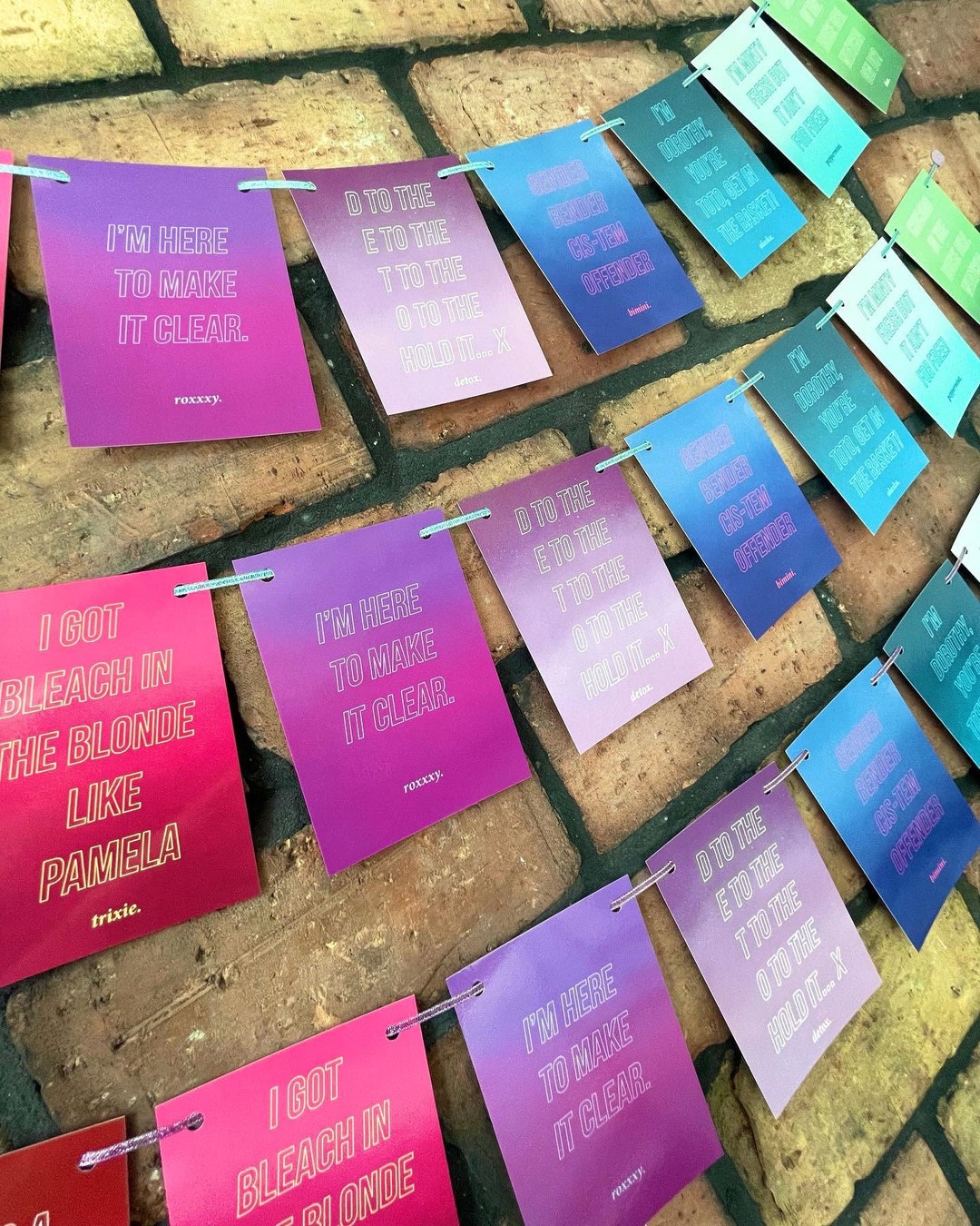 Drag Race Quotes Print Pack, Drag Queen Verses Meme Postcard Print Pack ...