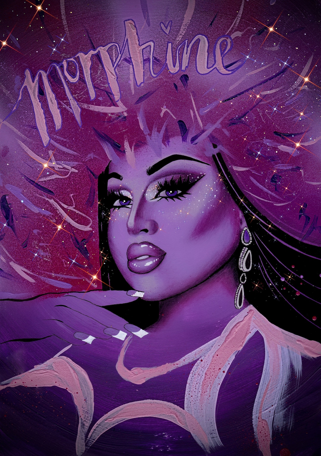Morphine Love Dion ‘true Colours’ Drag Race Print, Drag Queen Art Print ...