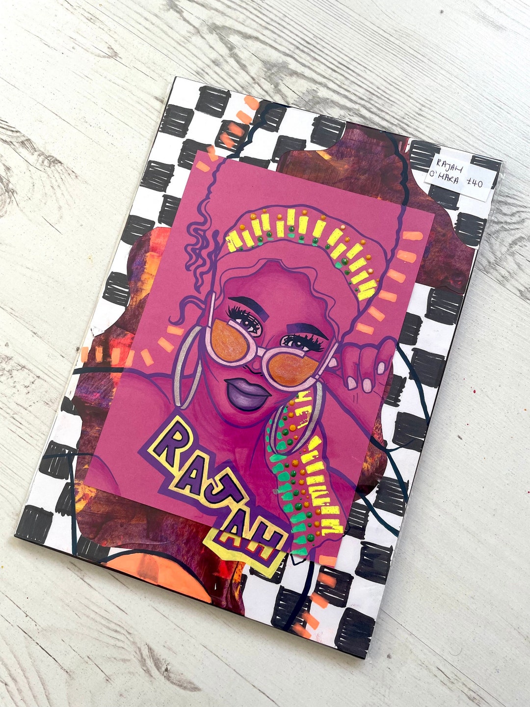 Rajah O Hara 'all Stars 6' Art Print, Original Drag Race Artwork - Etsy