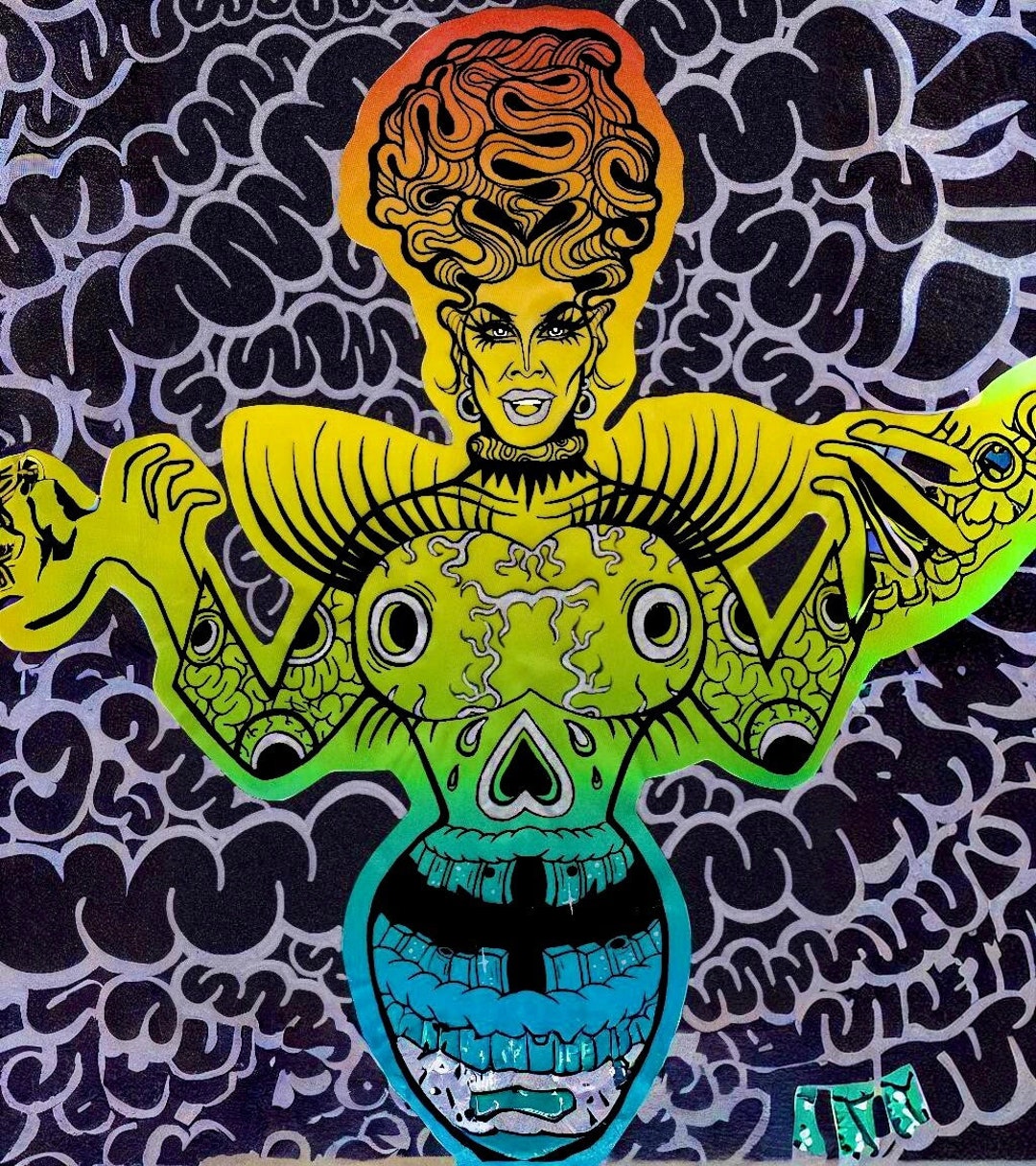 Jimbo 'AI Alien' Drag Race Art Print, Drag Queen Art Print Postcard - Etsy