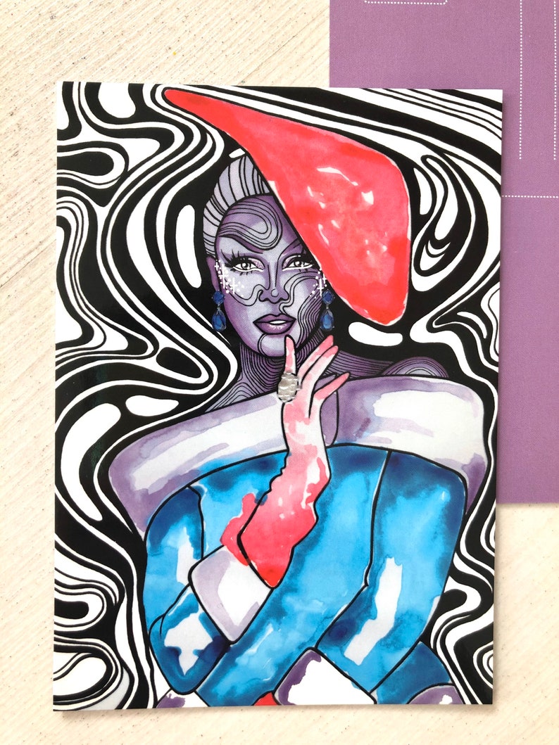 Nicky Doll promo Rupauls Drag Race Art Print Postcard - Etsy