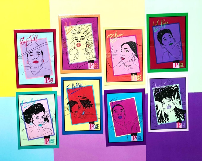 Art Postcard Set (4) - Custom Art Postcards, Personalized Illustrated ...
