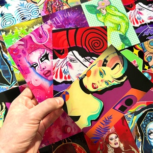 Jimbo 'AI Alien' Drag Race Art Print, Drag Queen Art Print Postcard - Etsy