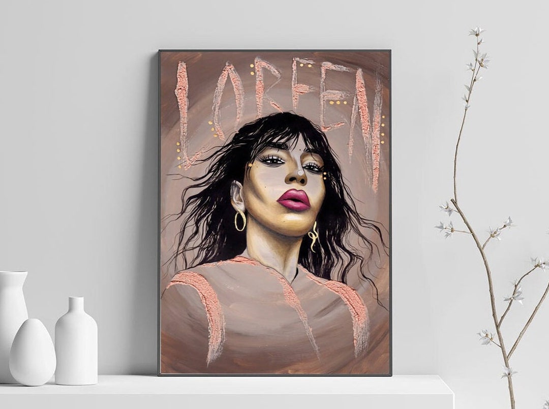 Loreen 'tattoo' - Eurovision Fine Art Illustration Print - Etsy