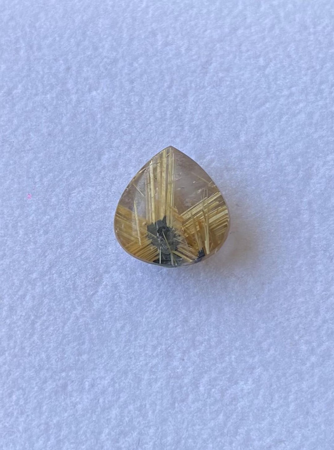 Star Rutilated Quartz Pear Shape 16.6x15.2mm Approximately 11.10carat ...