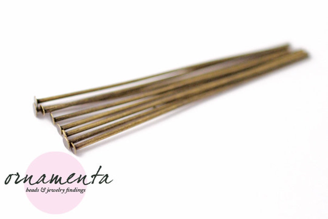 100pcs ~ 40 Mm ~ Brass ~ Rivet Pins ~ Bronze ~ Jewelry Accessories - Etsy