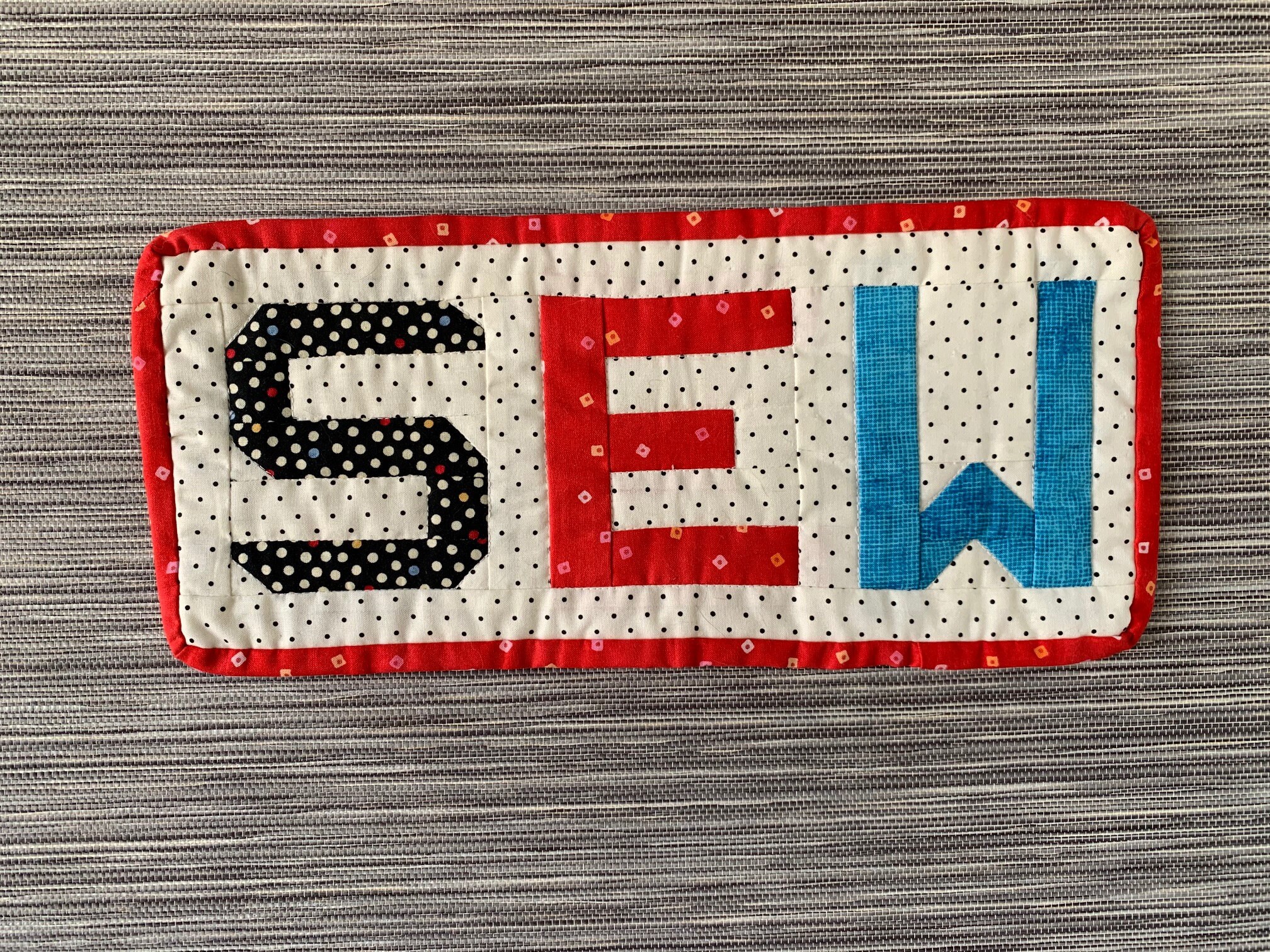 Quilted Wall Hanging, Sew, Quilted Sign - Etsy
