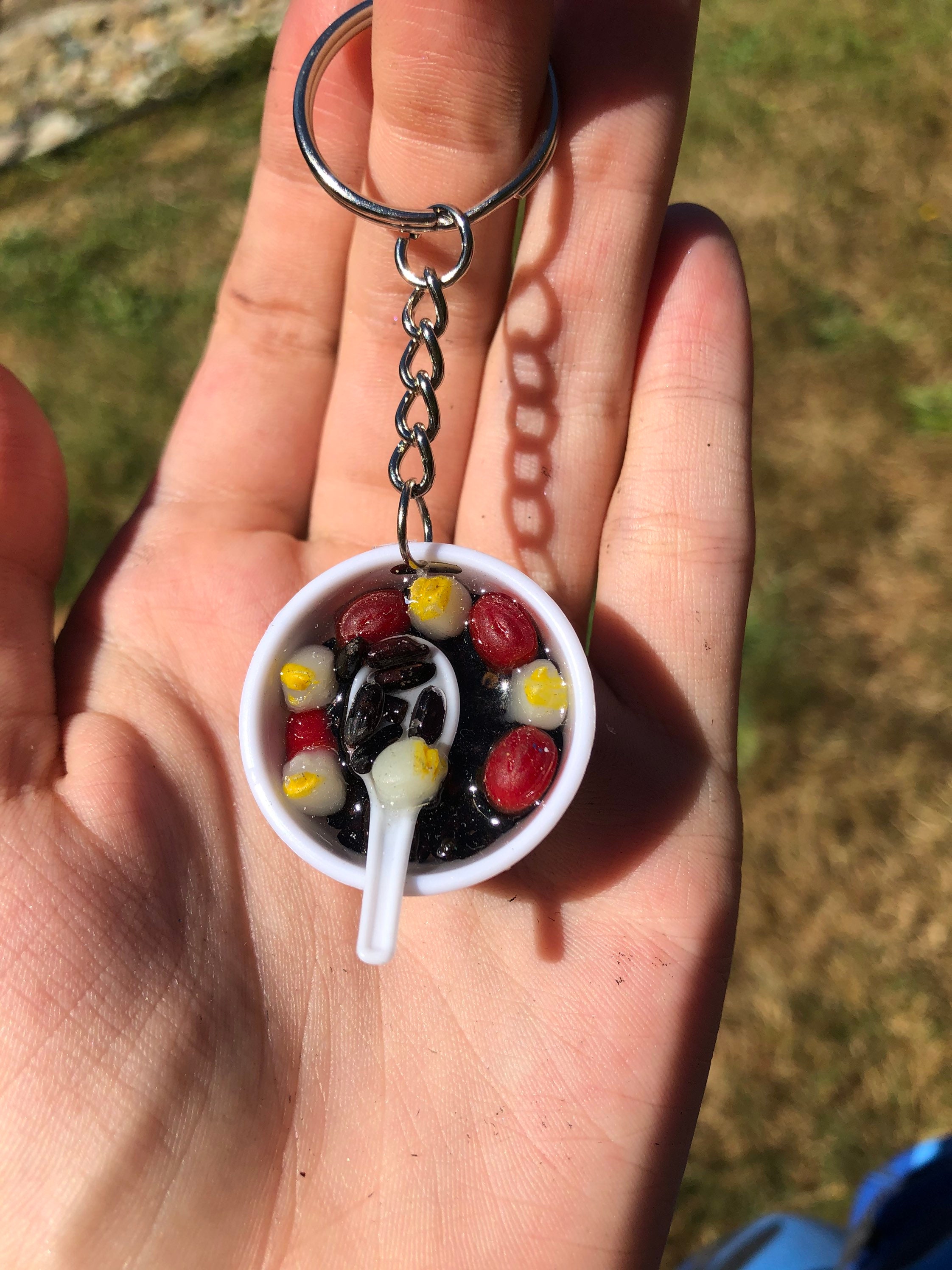 Pho handmade noodle kawaii keychain | Etsy