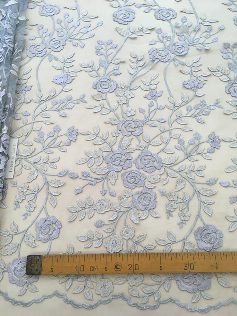 Multicolor Beaded Lace Fabric French Lace Wedding Lace 3D Lace | Etsy