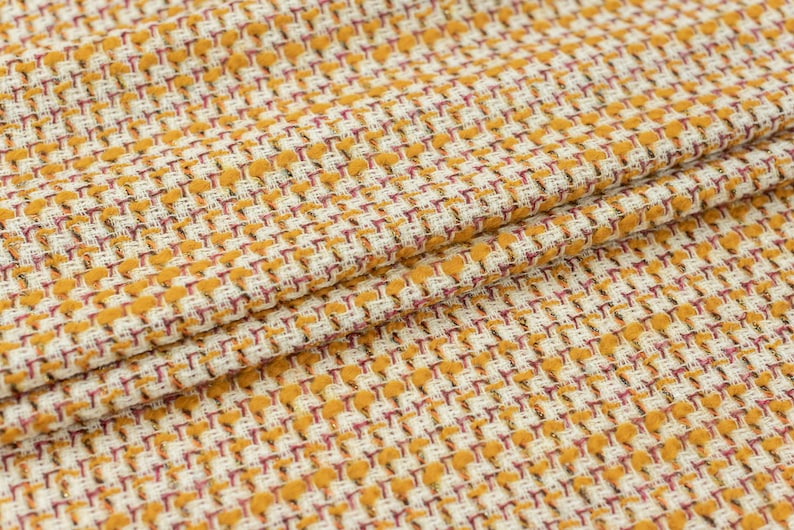 Tweed-Stoff, dicker Stoff, Mode-Tweed-Stoff, Mantelstoff, Vintage-Tweed ...