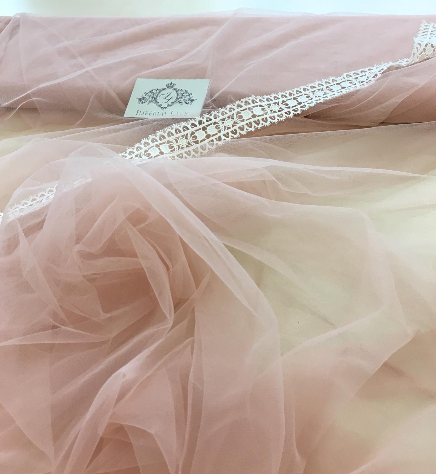 Pink Tulle Fabric Lingerie Net Pink Tulle Fabric Soft Baby - Etsy