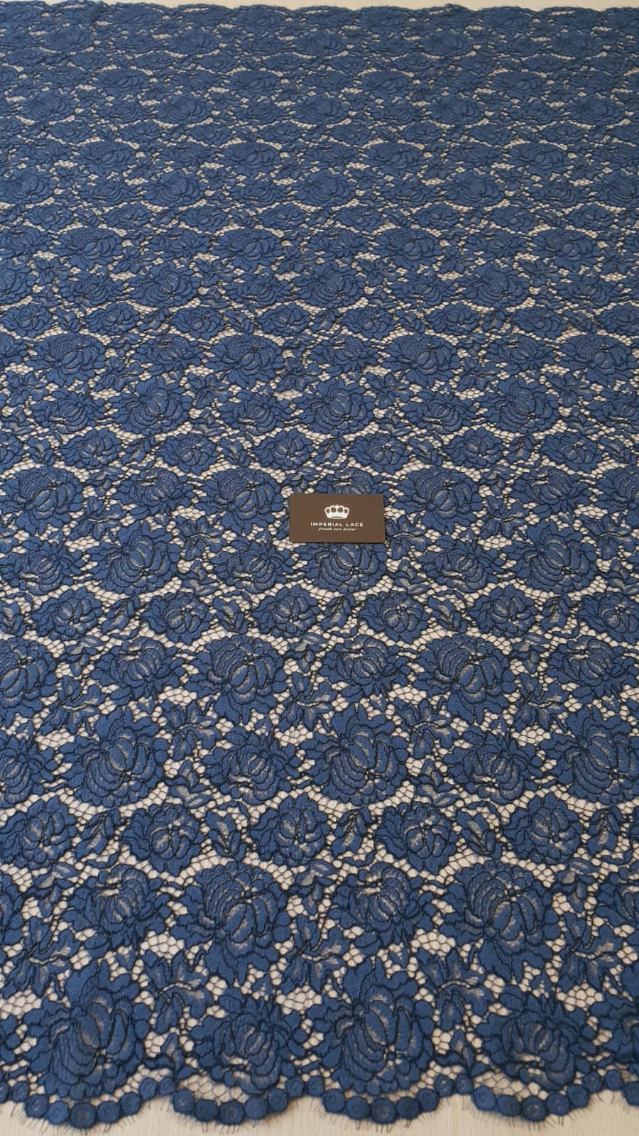 Blue lace fabric Embroidered lace French Lace Wedding Lace | Etsy