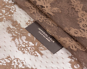 Brown Lace Fabric - Etsy
