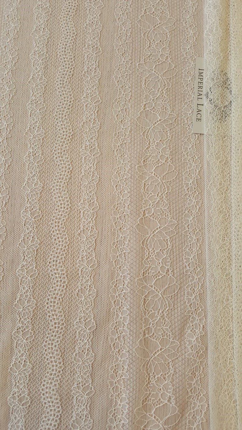 Champagne Lace Fabric Embroidered Lace French Lace Wedding - Etsy