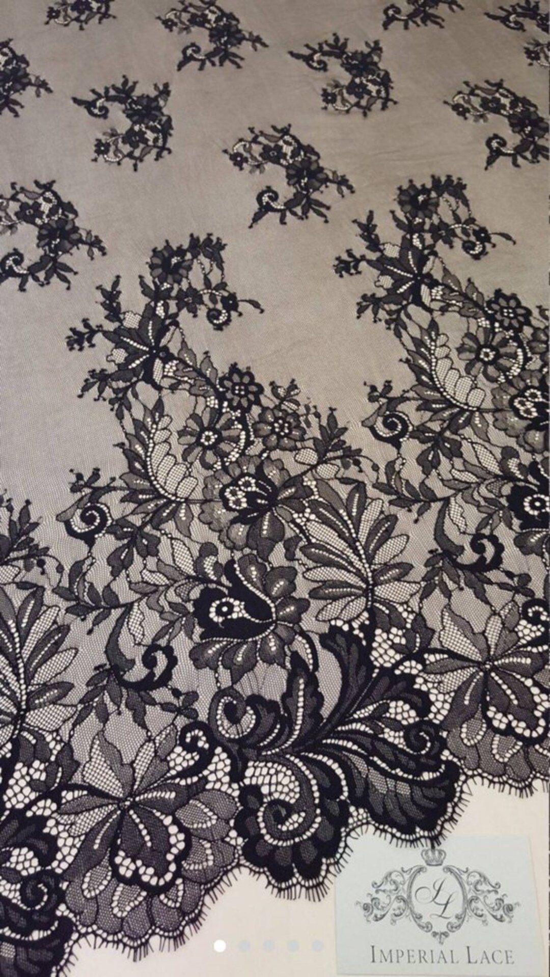 Black Lace Fabric, Embroidered Lace, French Lace, Wedding Lace, Bridal ...