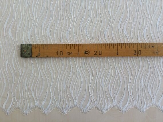 Off White Lace Fabric Lace Fabric Boho Lace Fabric - Etsy