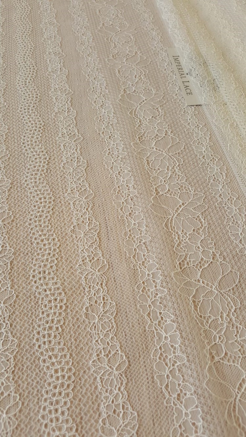 Champagne Lace Fabric Embroidered Lace French Lace Wedding - Etsy