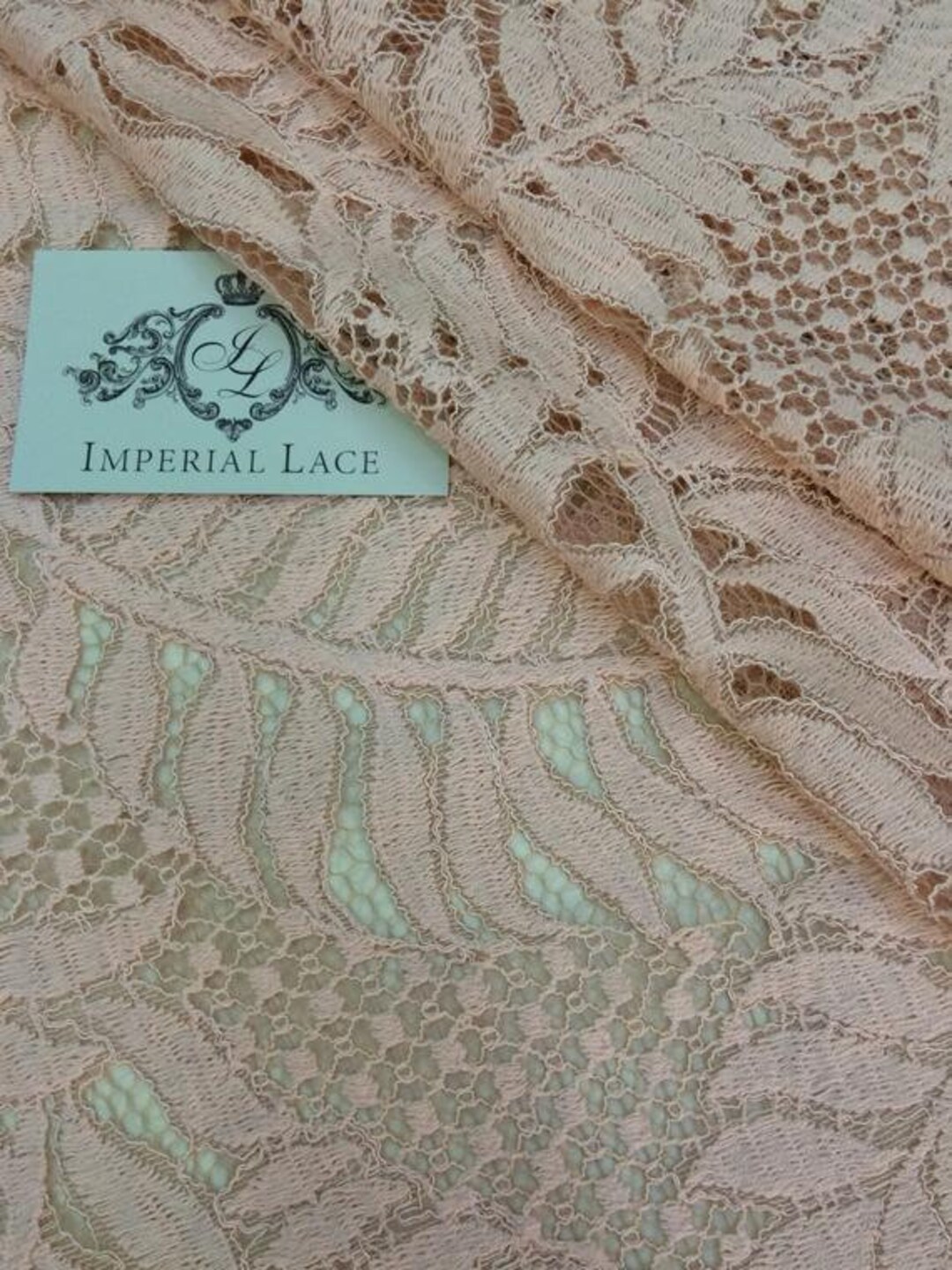 Tela de encaje rosa encaje bordado encaje francés encaje de boda encaje ...