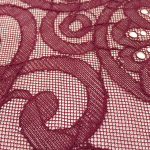Red Lace Fabric Embroidered Lace French Lace Wedding Lace Bridal Lace ...
