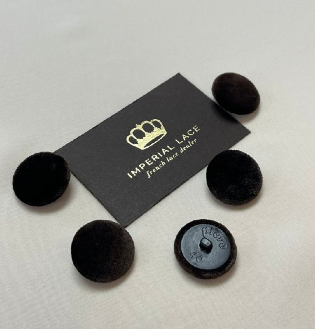 5pc of Brown Velvet Buttons Velvet Covered Buttons Colored - Etsy