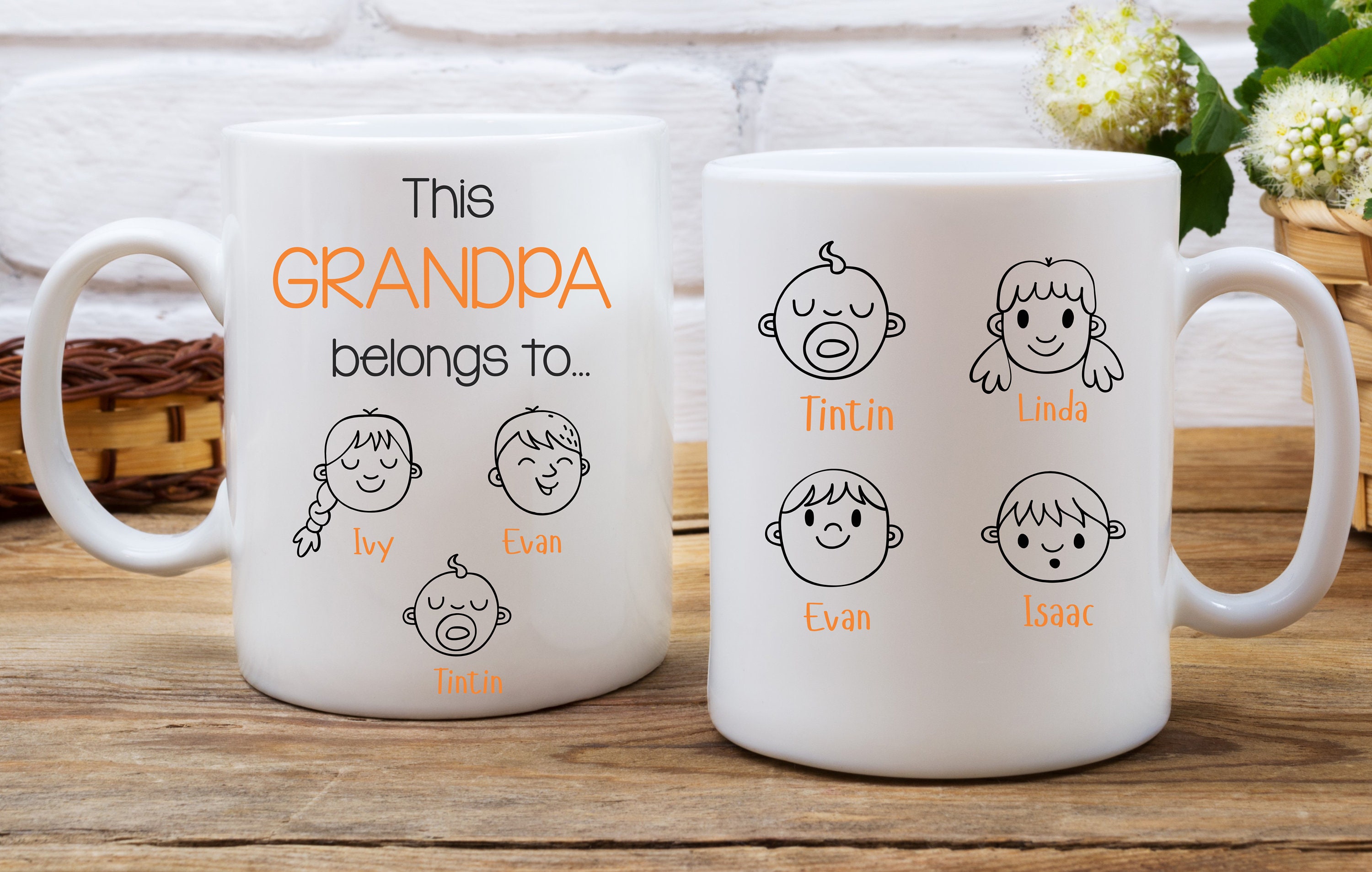 Personalized Grandpa Mug With Kids Names Grandpa Custom Mug Etsy UK personalized-grandpa-mug-with-kids-names-grandpa-custom-mug-etsy-uk