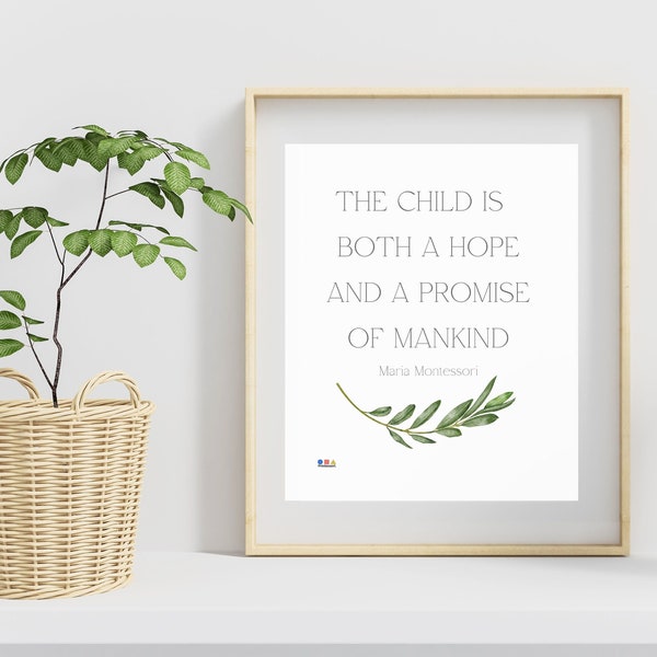 Montessori Quotes Wall Decor - Etsy